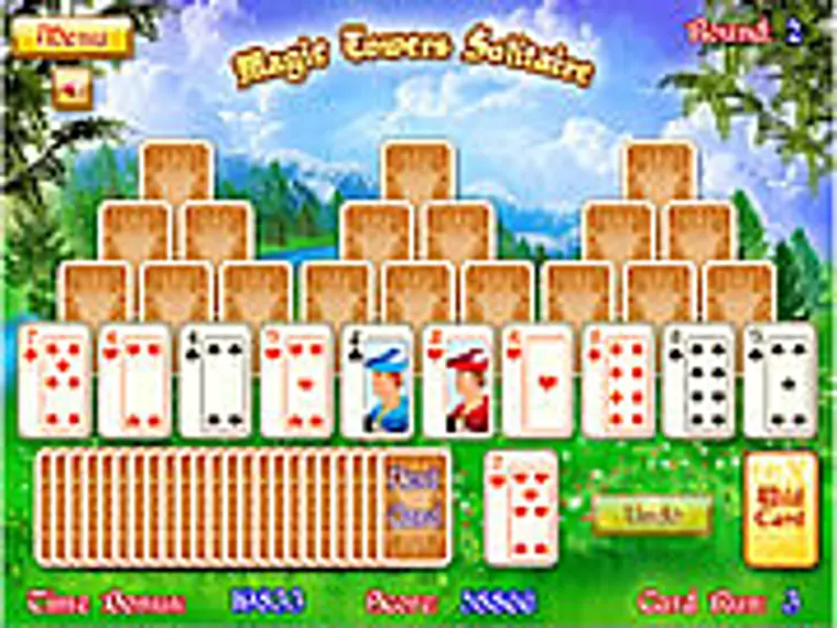 Magic Towers Solitaire - Play Now on Y8.com