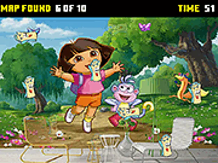 Dora the Explorer: Find Hidden Map - Play Now on Y8.com