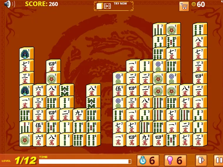 Mahjong Connect Deluxe - Spill Nå på Y8.com