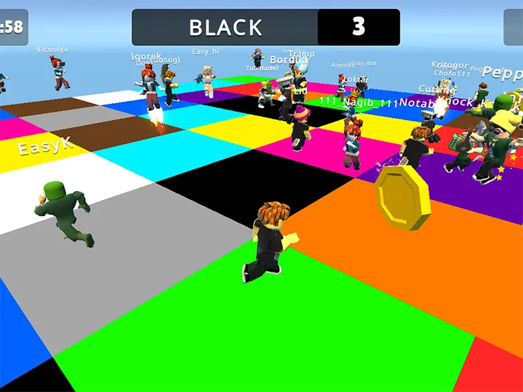 Stand on the Right Color Robby - เล่นได้ตอนนี้ที่ Y8.com