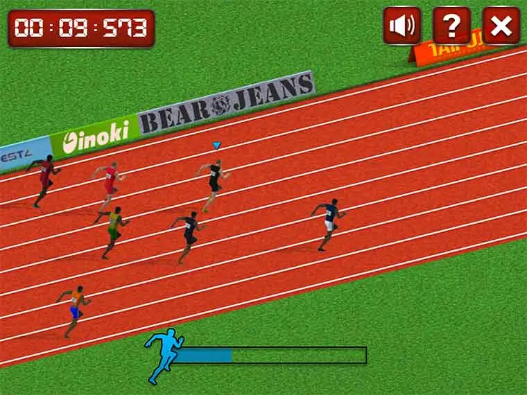 100 Meter Race - Play Now on Y8.com