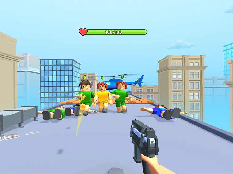 Blocks Shooter 3D - Играйте сейчас на Y8.com