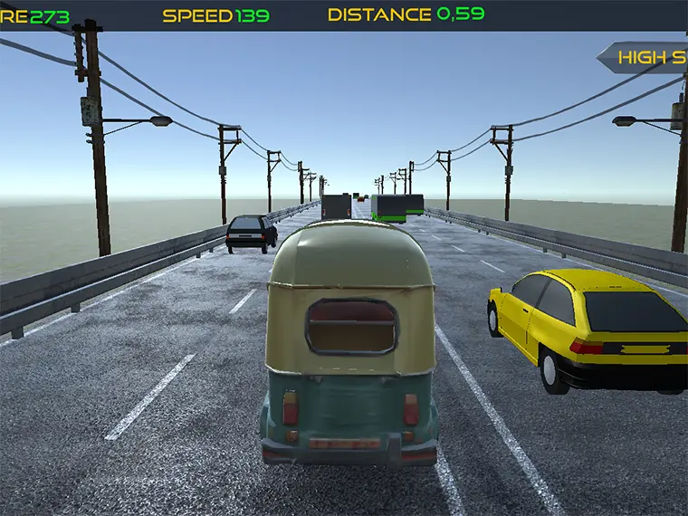 Tuk Tuk Rikshaw Traffic Racing - Speel nu op Y8.com