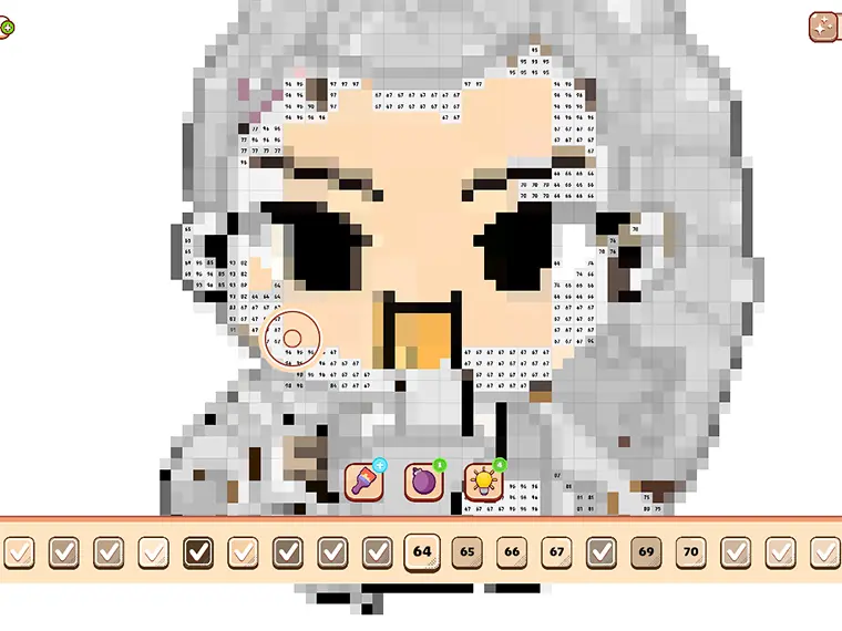 Pixel Number: DIY Coloring - Jogue Agora em Y8.com