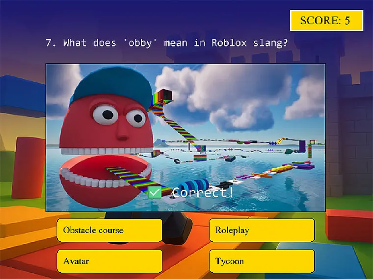 Roblox Quiz - Jetzt auf Y8.com spielen