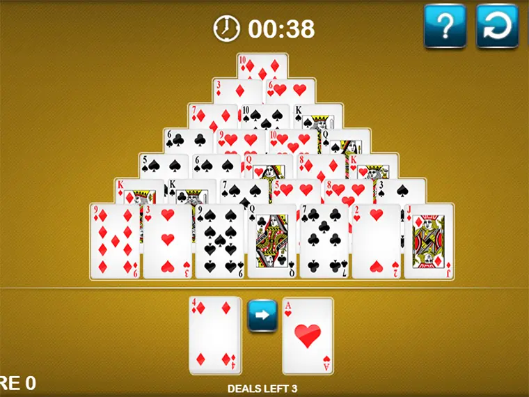 Pyramid Solitaire Classic - Play Now on Y8.com