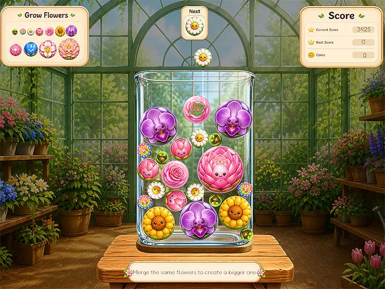 Bloom Merge - Juega Ahora en Y8.com