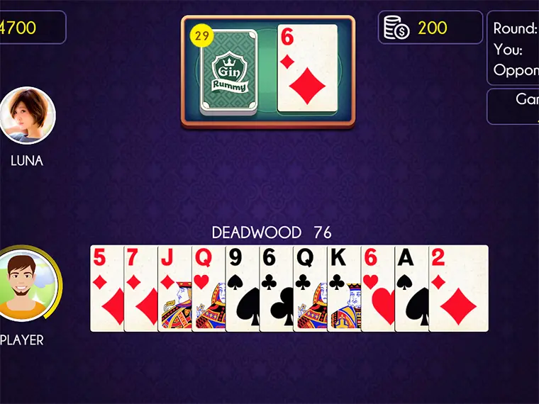 Gin Rummy - Play Now on Y8.com