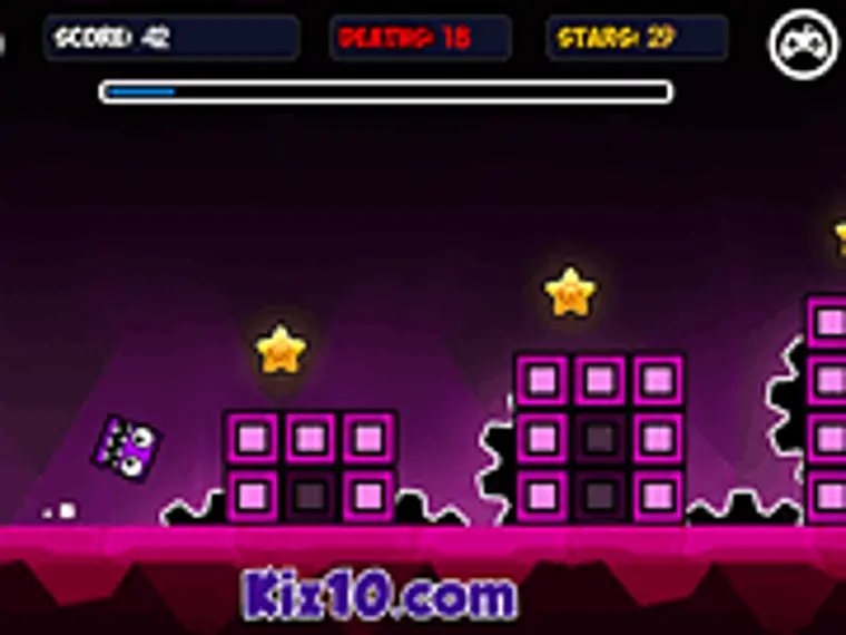 Geometry Neon Dash World 2 - Play Now on Y8.com