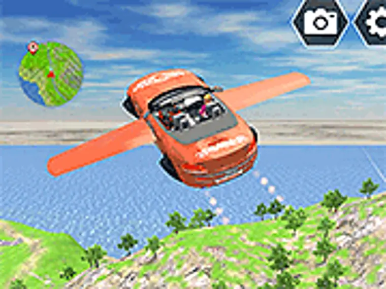 Flying Car Extreme Simulator - Play Now on Y8.com