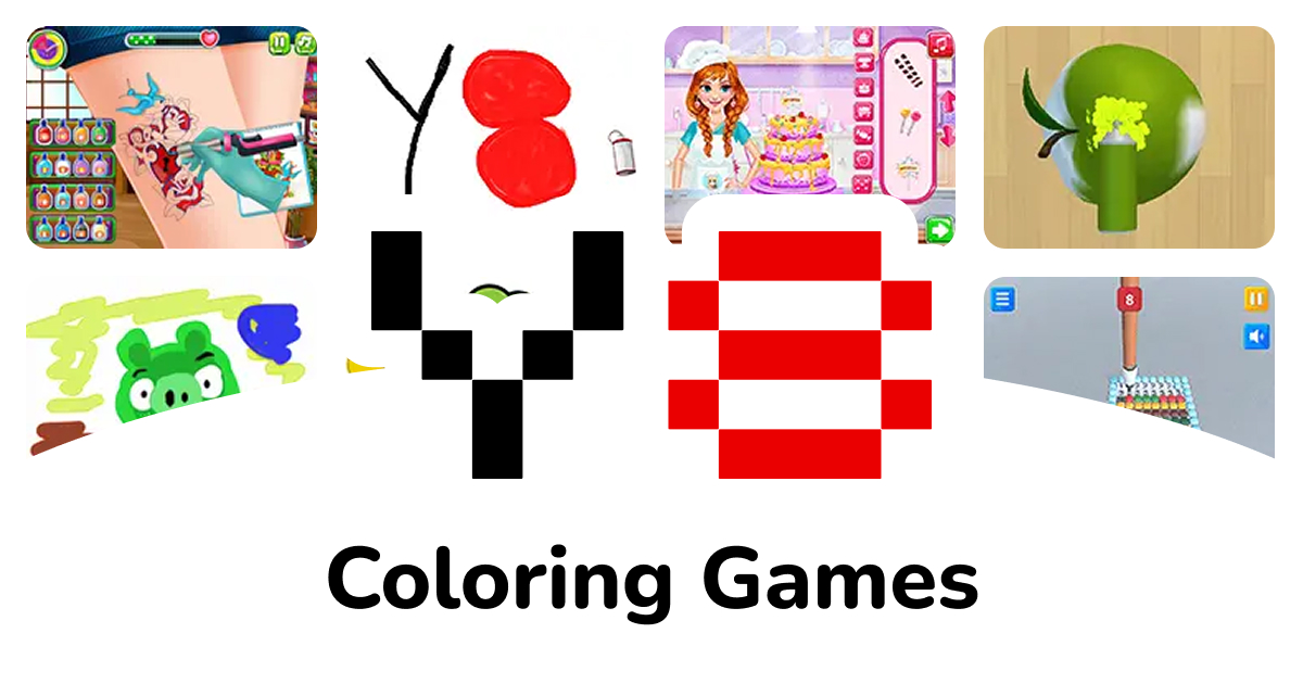 Coloring Games - Play Now on Y8.com